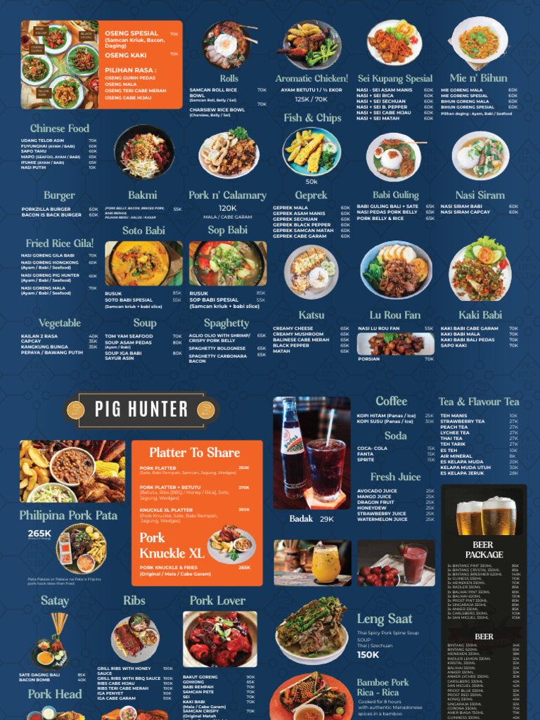 PH Menu UPDATE 2024 FEB | PDF | Foods | Meat