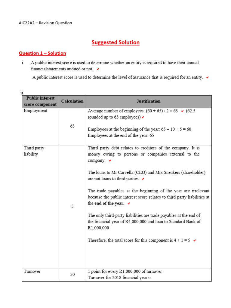 Test 1 Revision Solution | PDF | Deception | Private Law
