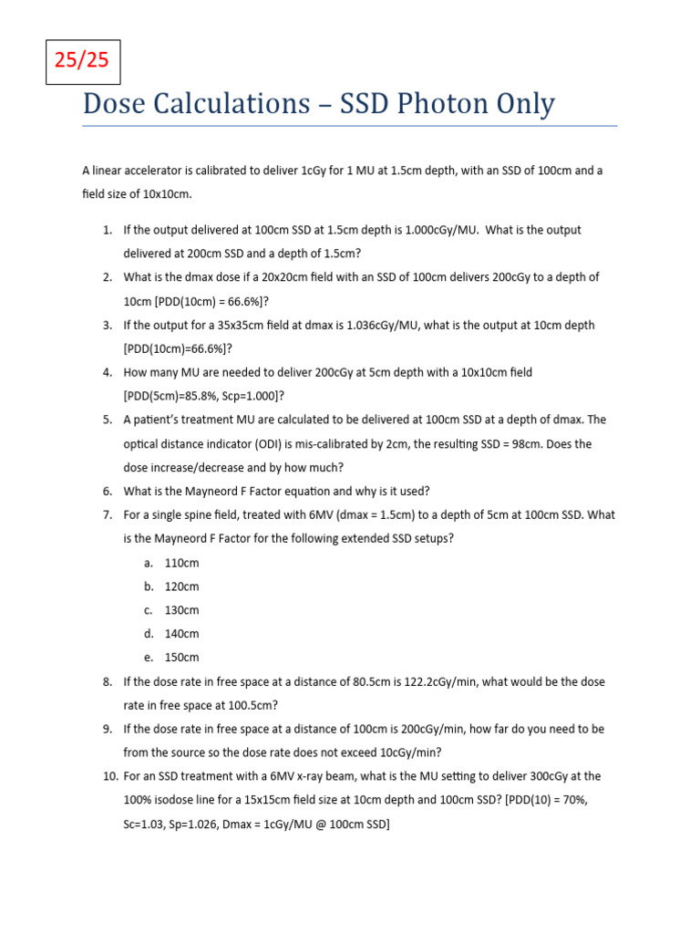 dos 523- 3- calc practice problems -ssd photon | PDF | Applied And ...