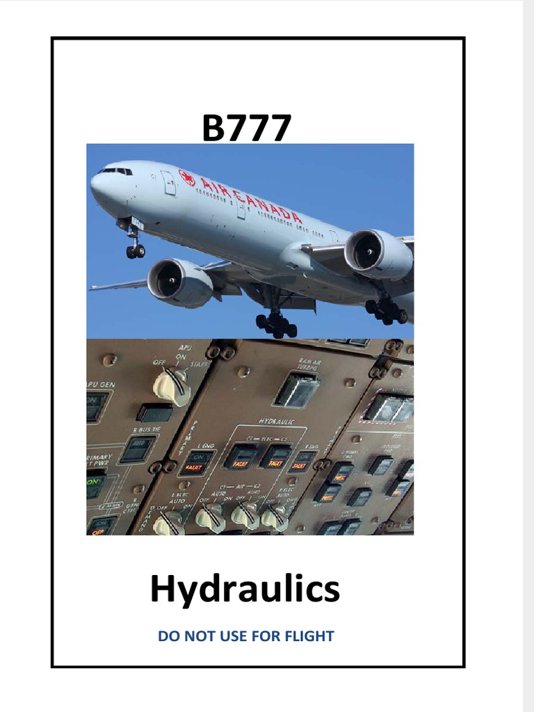 Boeing 777 Hydraulic System Overview | PDF | Aircraft Flight Control ...