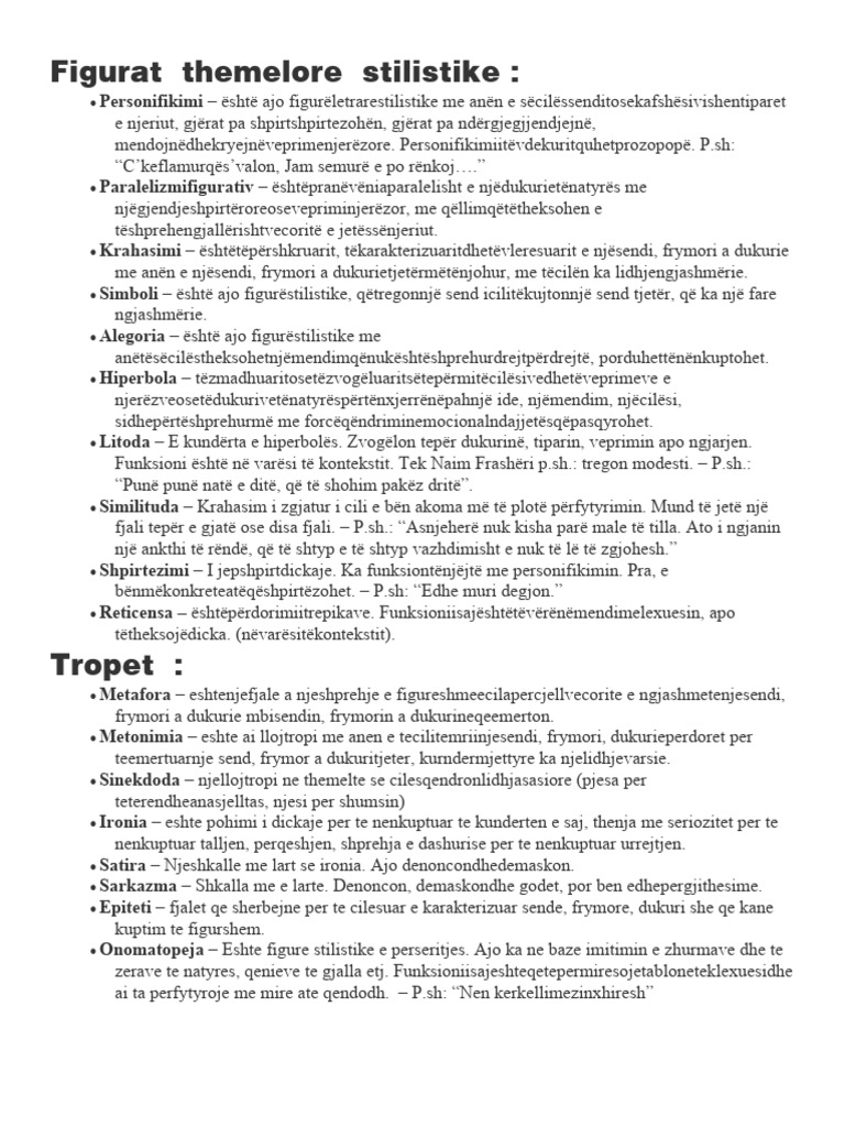 Figurat gjuhesore | PDF