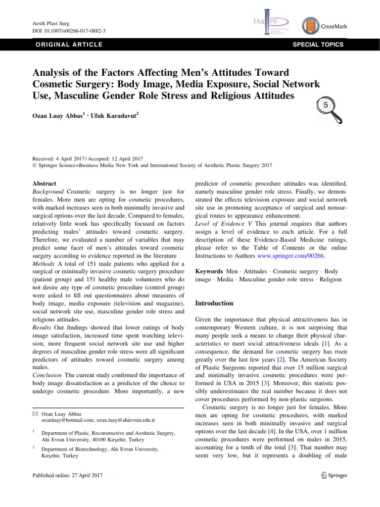 35-Analysis of The Factors Affecting Men's Attitudes Toward Cosmetic ...