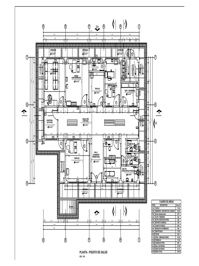 04.arquitectura PUESTO DE SALUD PISIT-Model | PDF