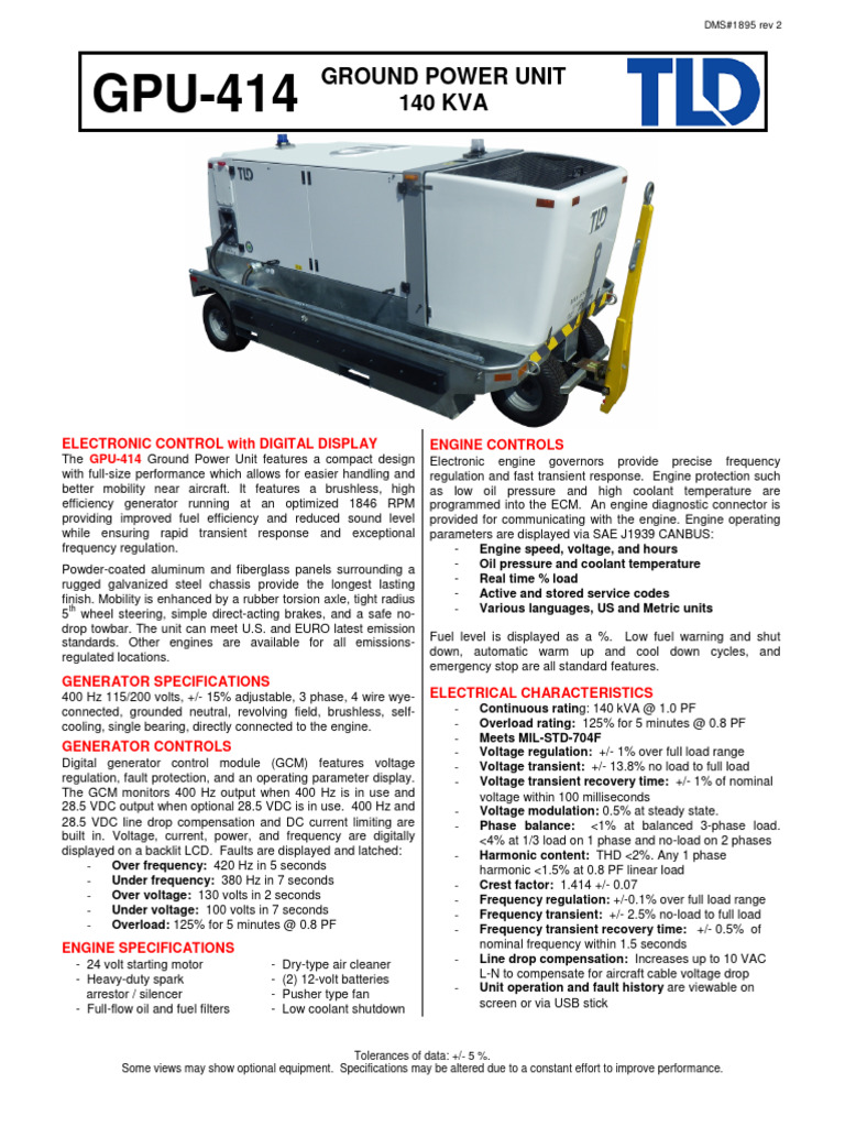 Gpu-414 240426 010055 | PDF | Engines | Electric Generator