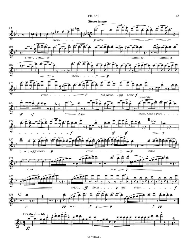 Beethoven 9 - Oboe I y II | PDF