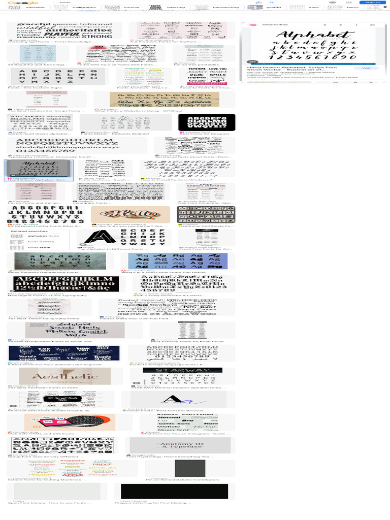 Fonts Google Search Pdf Typefaces Written Communication
