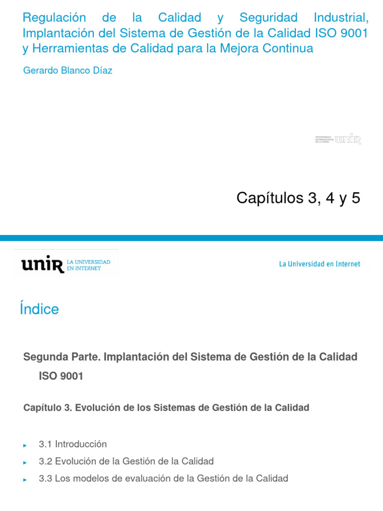 Gestión de Calidad: ISO 9001 y Evolución | PDF | Calidad (comercial) | Gestión de la calidad
