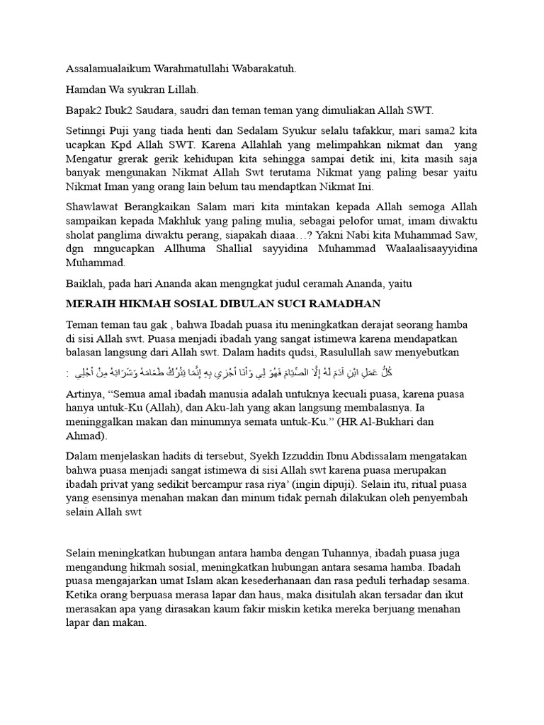 Konsep Ceramah 2 Kote Nasir | PDF