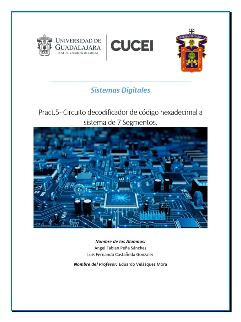 Practica 5 | PDF | Decimal codificado en binario | Ingeniería Informática