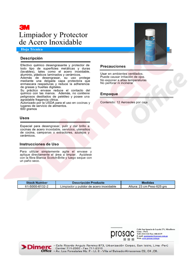 HT-3M Limpiador y Abrillantador | PDF