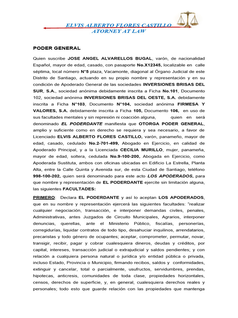 Poder General-Nuevo | PDF