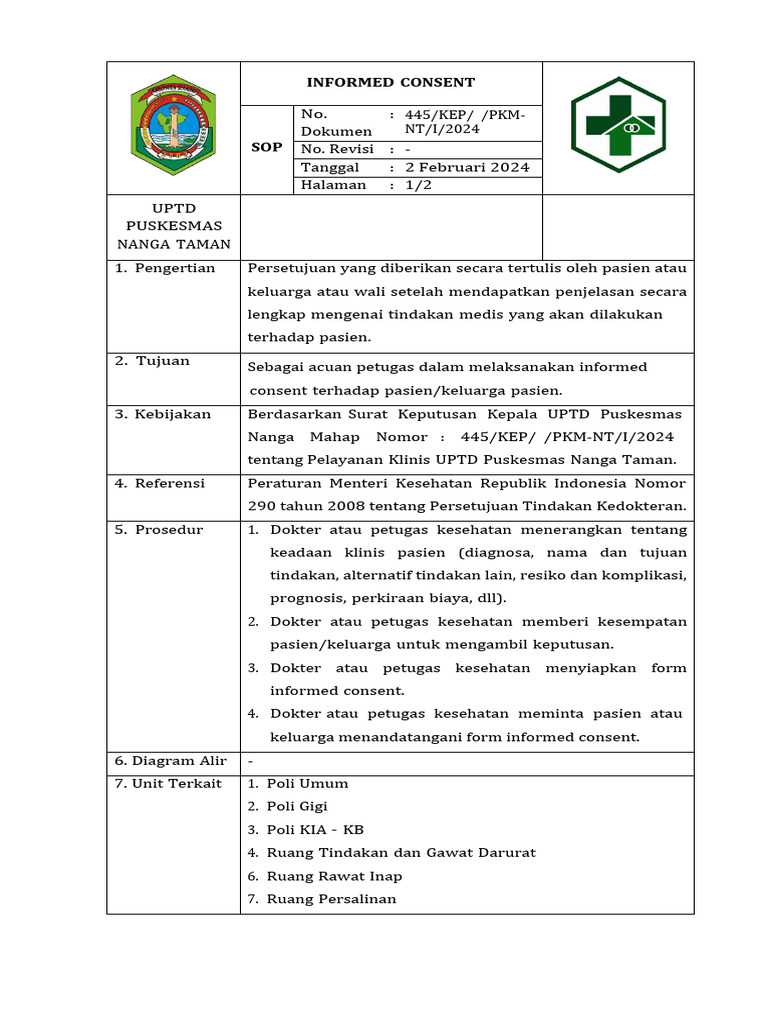 3.1.1b SOP INFORMED CONSENT | PDF
