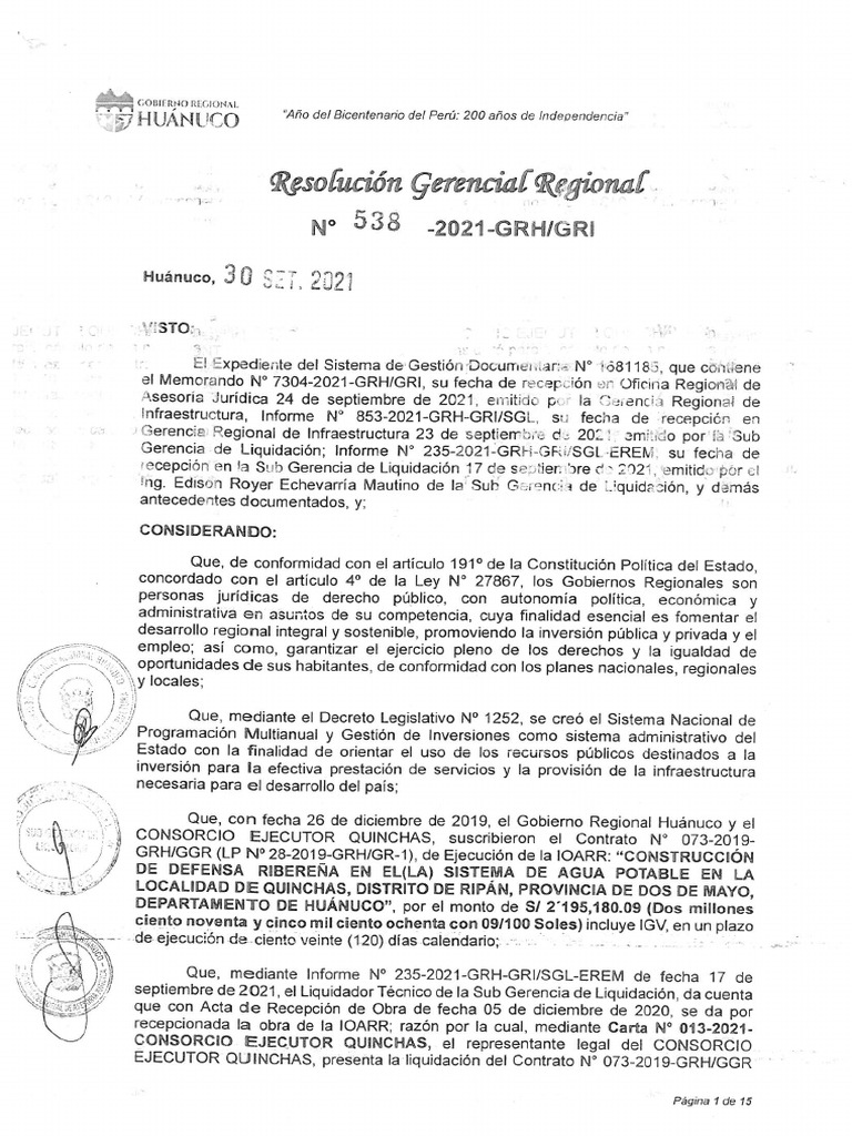 Transcripcion Gri 538 | PDF