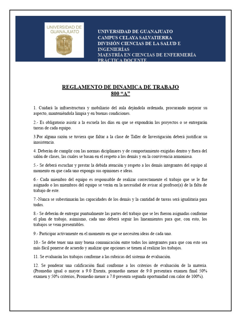Reglamento | PDF