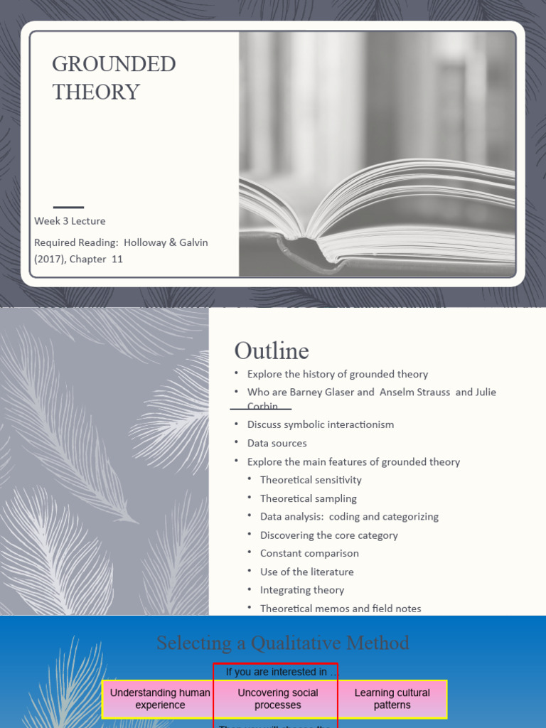 T2W3 Grounded Theory STUDENT 2024(1) | PDF | Behavioural Sciences | Science