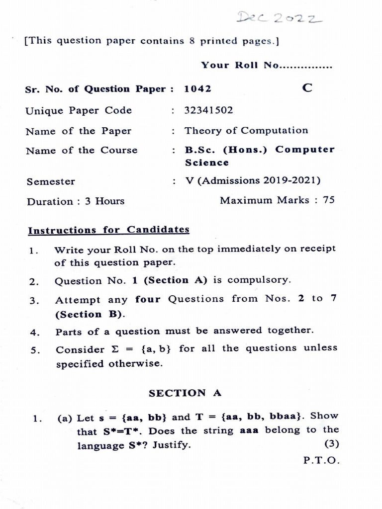 TOC Solution Sets | PDF