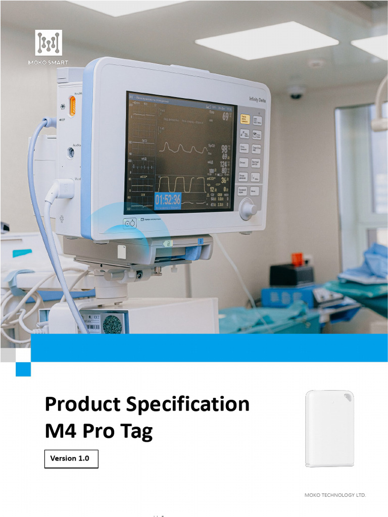 M4 Pro Asset Tag Product Specification - V1.0 - 20230531 | PDF | Computing