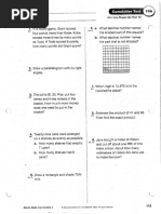 Saxon Math 8 7 Tests | PDF