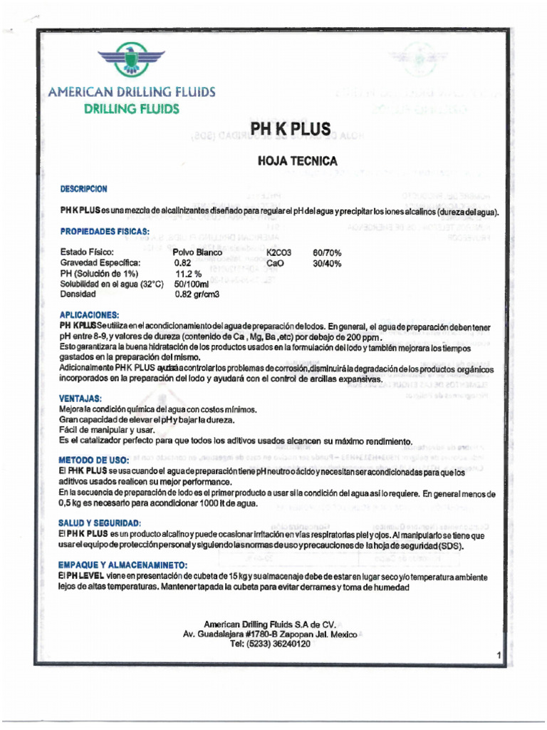 FDS PH K Plus | PDF