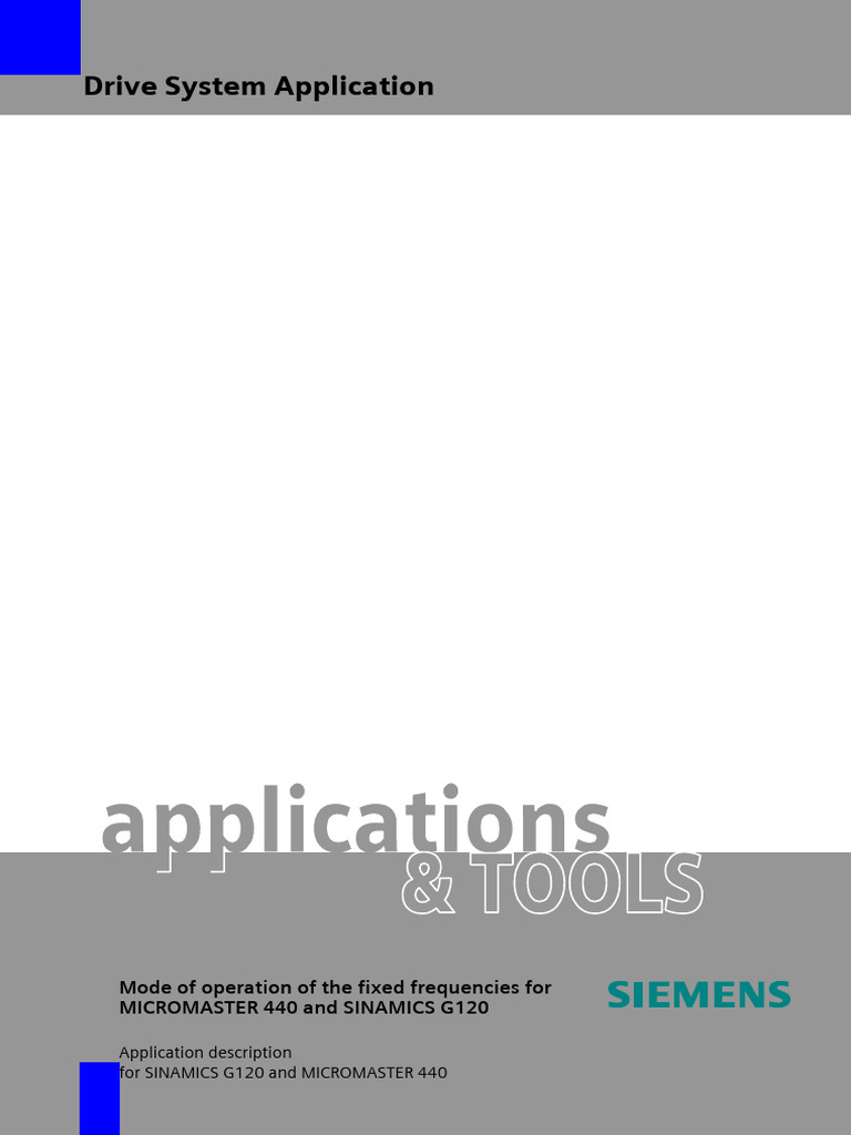 Frecuencias Fijas Sinamics | PDF | Parameter (Computer Programming) | Legal Liability