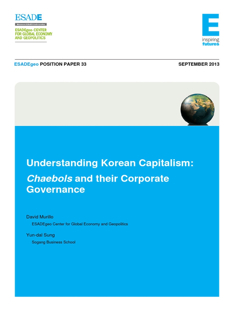 Korean Chaebols: Structure and Governance | PDF | Private Sector ...