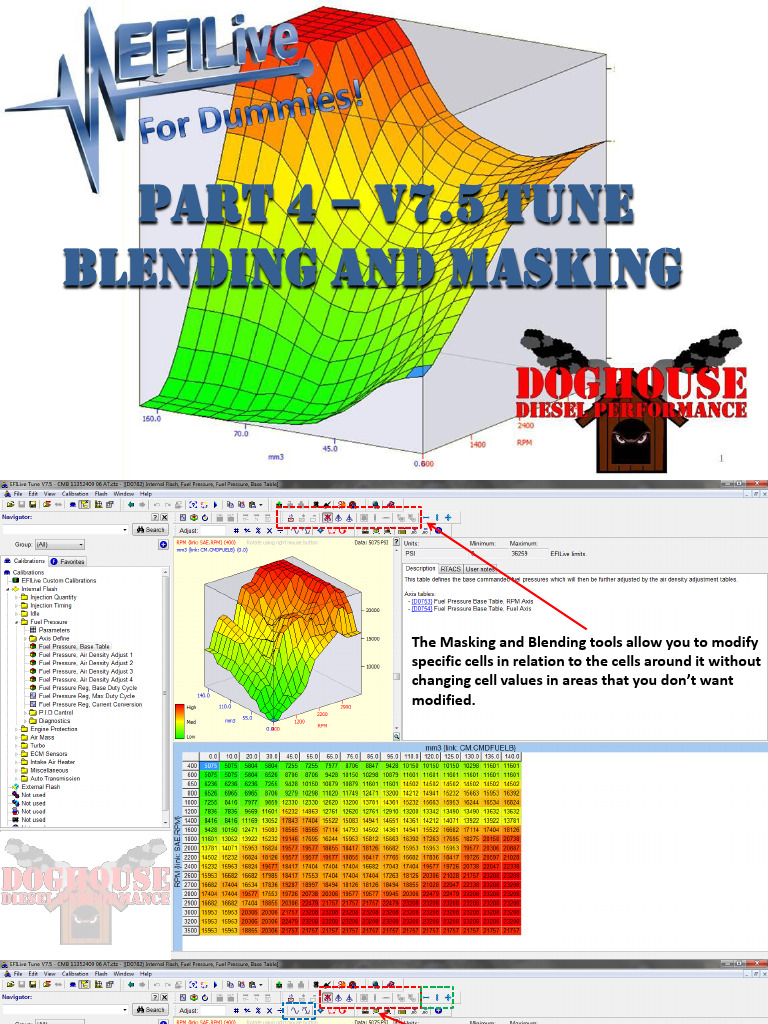 EFILive For Dummies, Part 4 - Blending and Masking | PDF