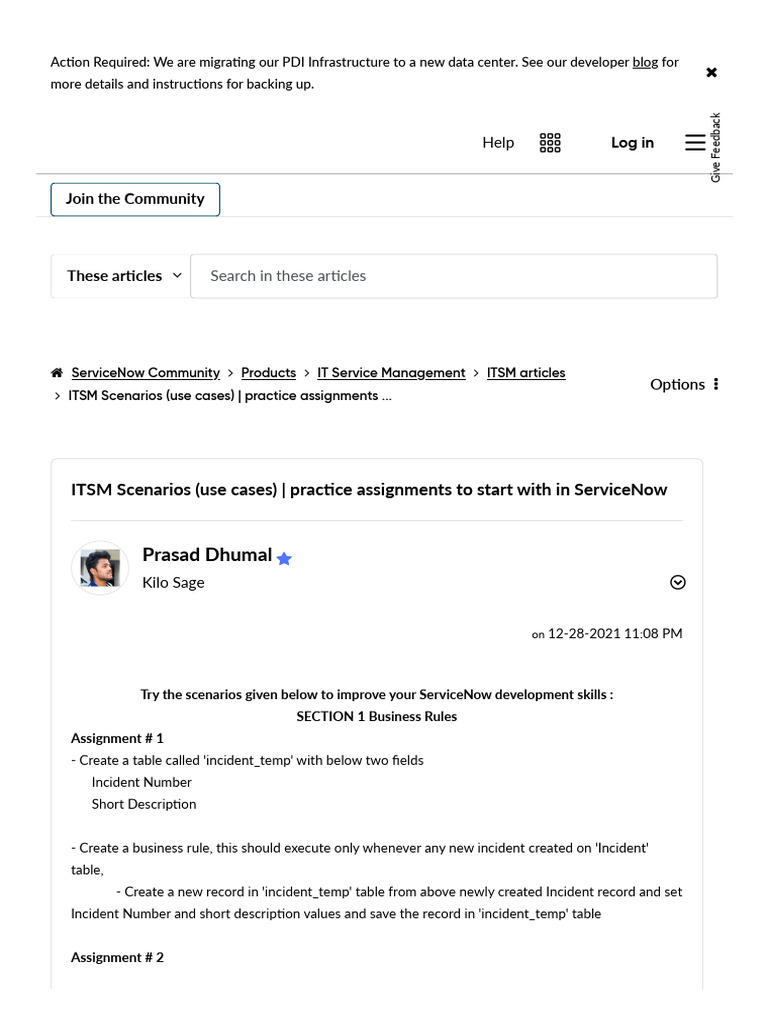 ITSM_Scenarios_use_cases__1706233225 | PDF | Comma Separated Values ...