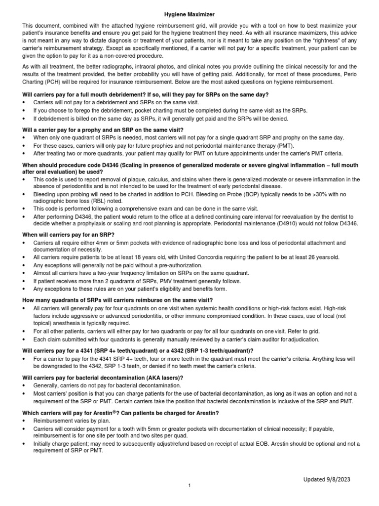 Hygiene Maximizer | PDF | Periodontology | Dentistry Branches
