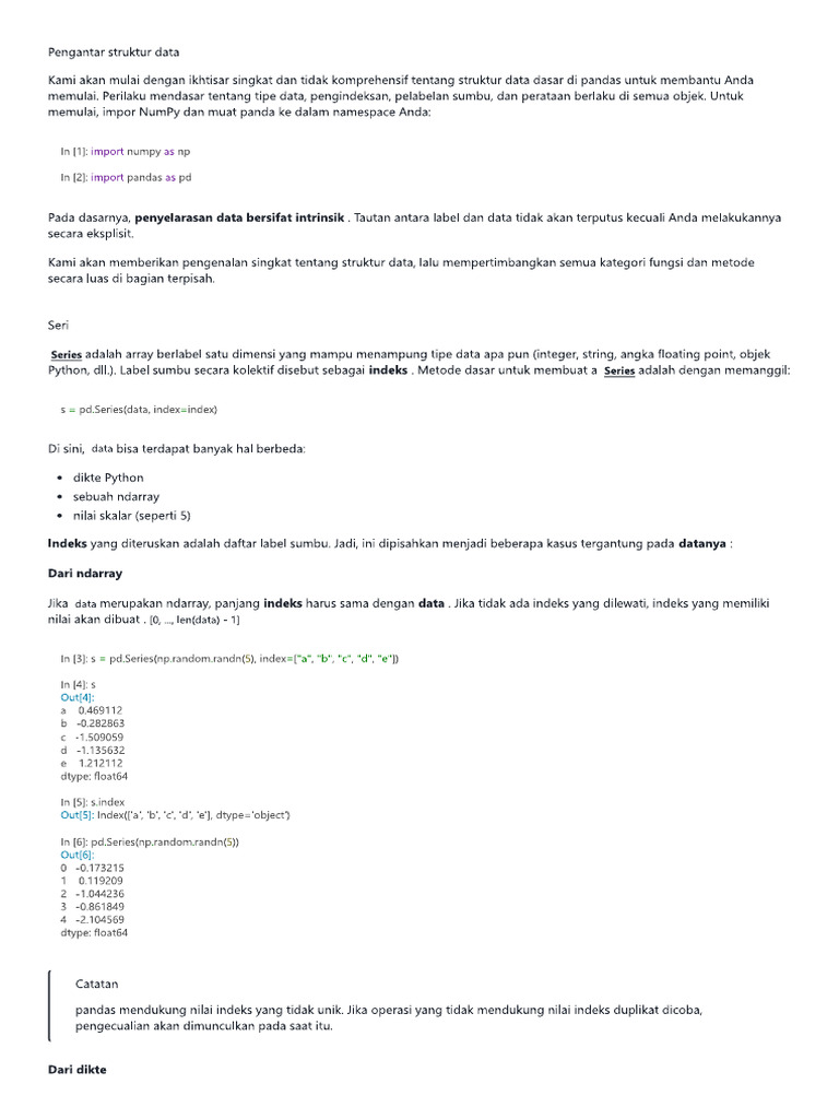 Pandas 2 - Pengantar Struktur Data - Dokumentasi Pandas 2 | PDF | Chess | Chess Theory