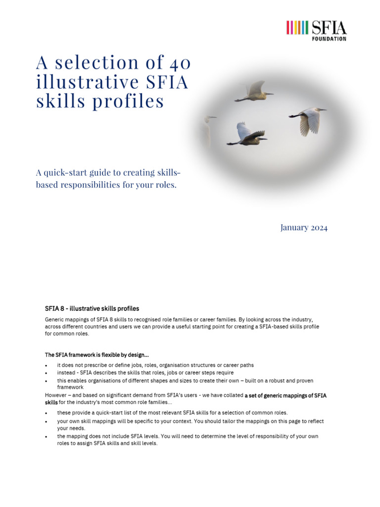 Sfia Illustrative Skills Profiles | PDF | Agile Software Development ...