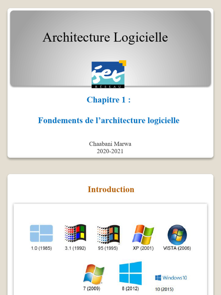 Fondements de l'Architecture Logicielle | PDF | Architecture de logiciel | Programmation ...