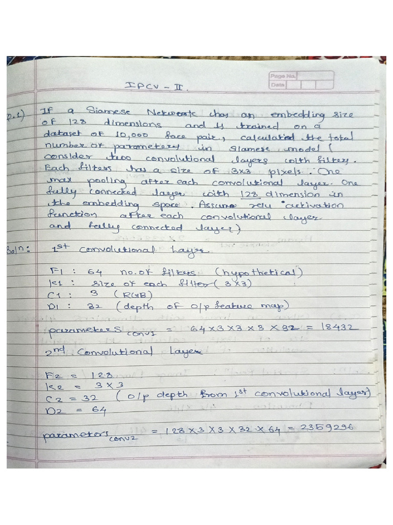 IPCV TT1 Numericals | PDF