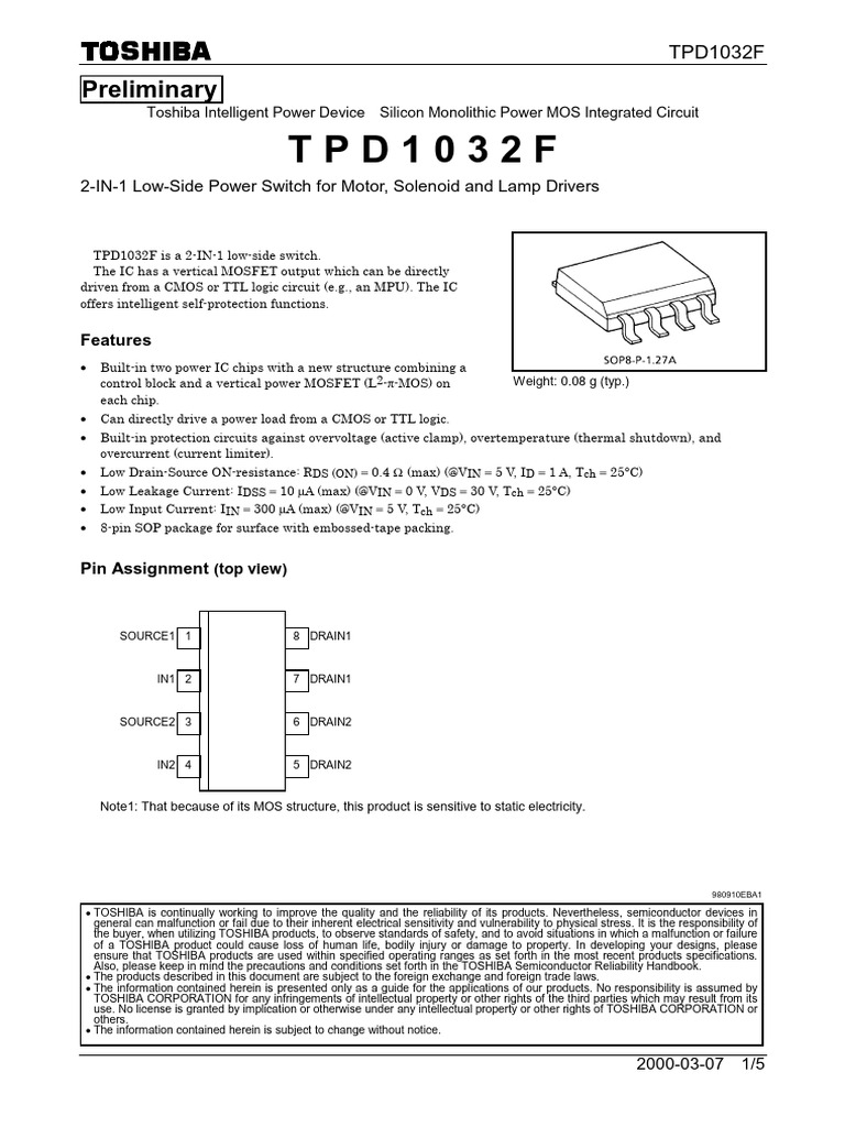 3874 | PDF | Integrated Circuit | Mosfet