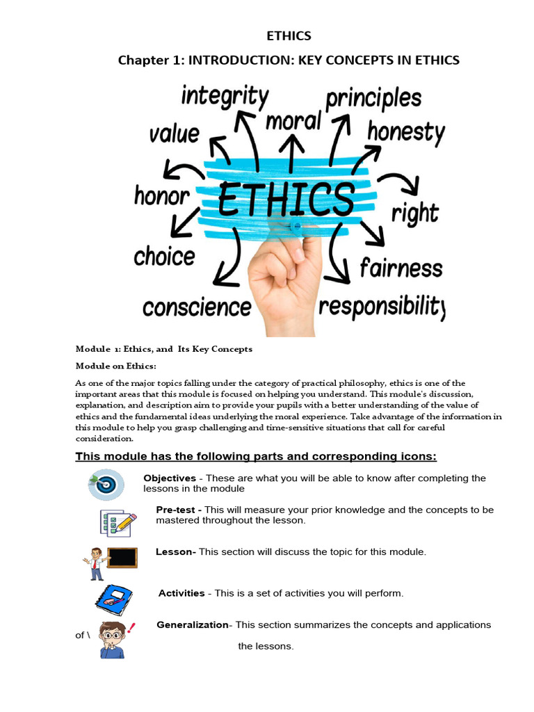 Module 1- Ethics | PDF | Morality | Autonomy