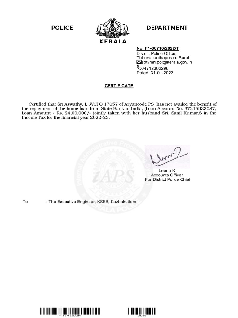 Statements F1-68716 2022 T-614 | PDF