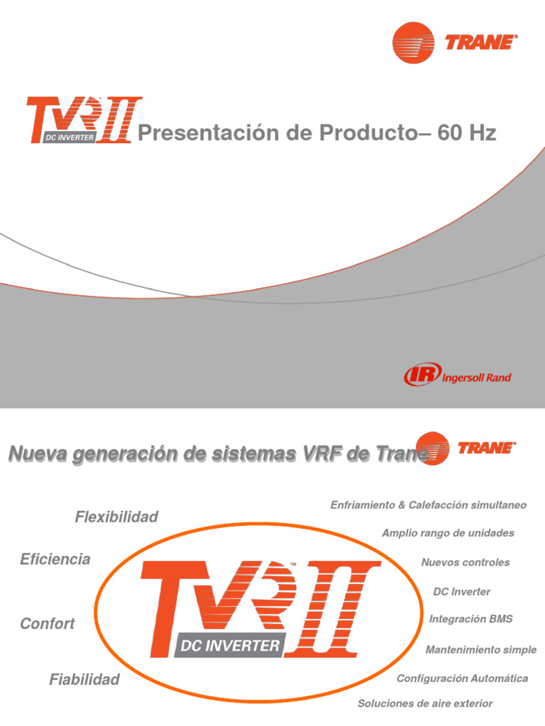TVR II Product Presentation 10-25-2012 - 60 HZ - Spanish | PDF ...