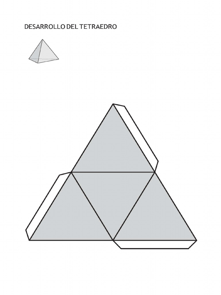 Figuras Recortables de Cuerpos Geometricos para Armar | PDF