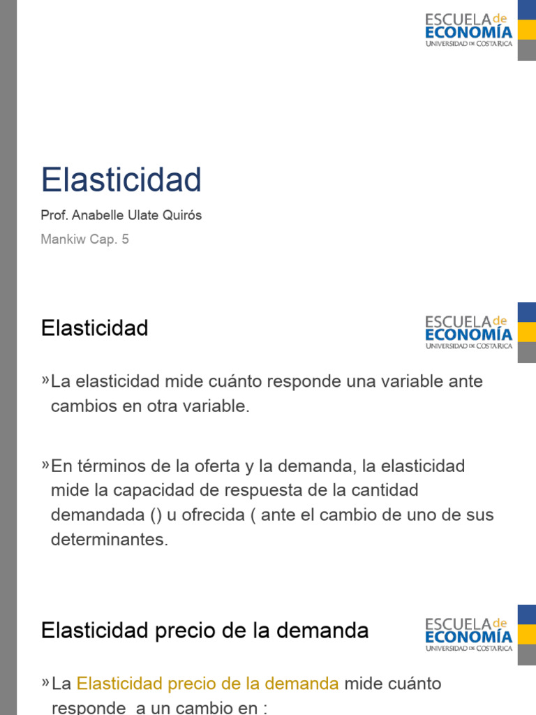 4 Elasticidad | Descargar gratis PDF | Elasticidad (economía) | La elasticidad precio de la demanda