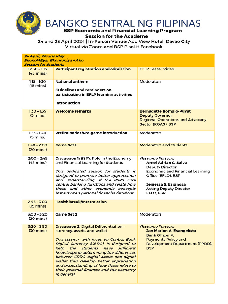 Draft Program | Download Free PDF | Banking | Money