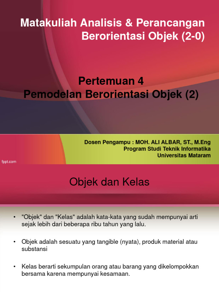 APBO Pertemuan 4 (2024) | PDF