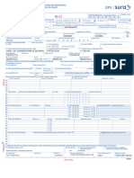 Afiliación a EPS Sura: Formulario Único | PDF