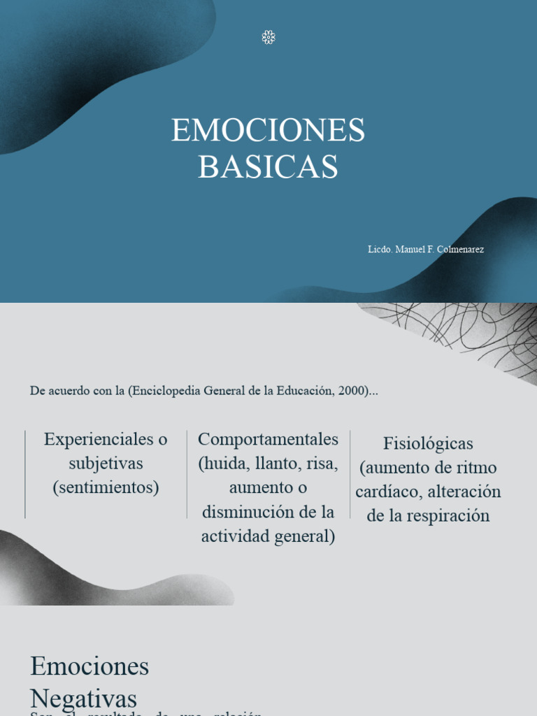 Emociones Basicas [Reparado] | PDF | Las emociones | Ira