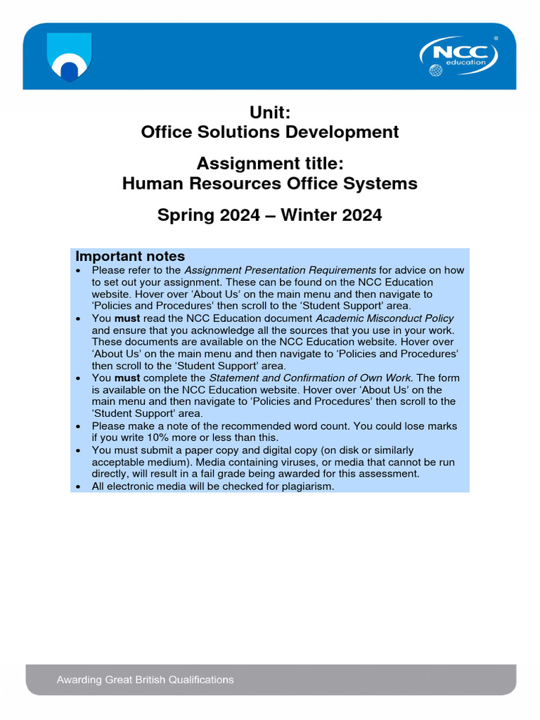 OSD Assignment Spring 2024 - Winter 2024 (7041) | PDF | Microsoft Access | Databases