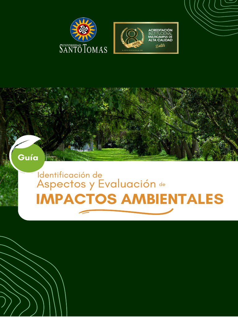 Guia-aspectos-e-impactos-ambientales-1 | PDF | Evaluación del ciclo de vida | Entorno natural