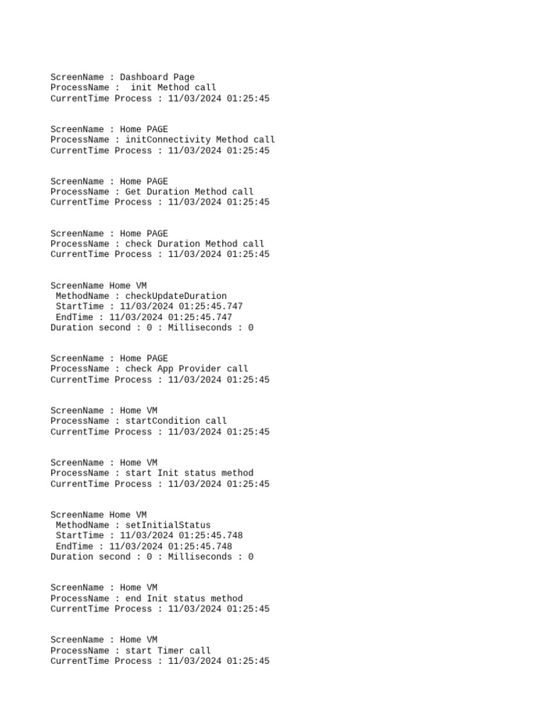 Log File | PDF | Software Engineering | Data Management