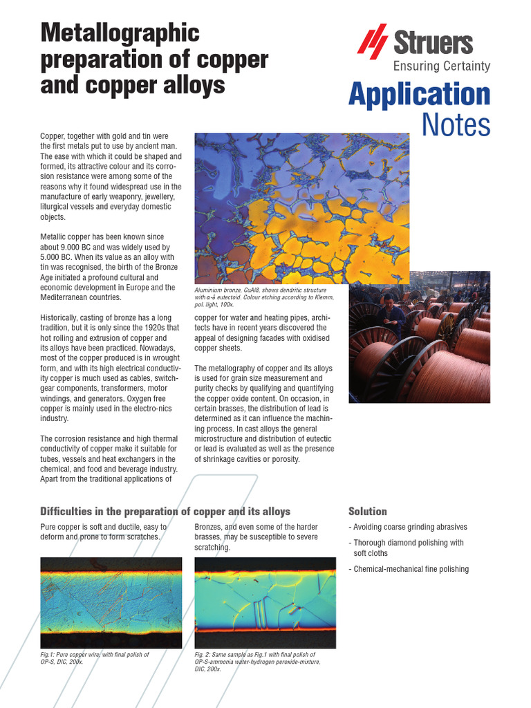 Copper | PDF | Copper | Alloy