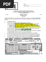 WAEC Data Processing Past Question Paper and Answer PDF Download | PDF ...