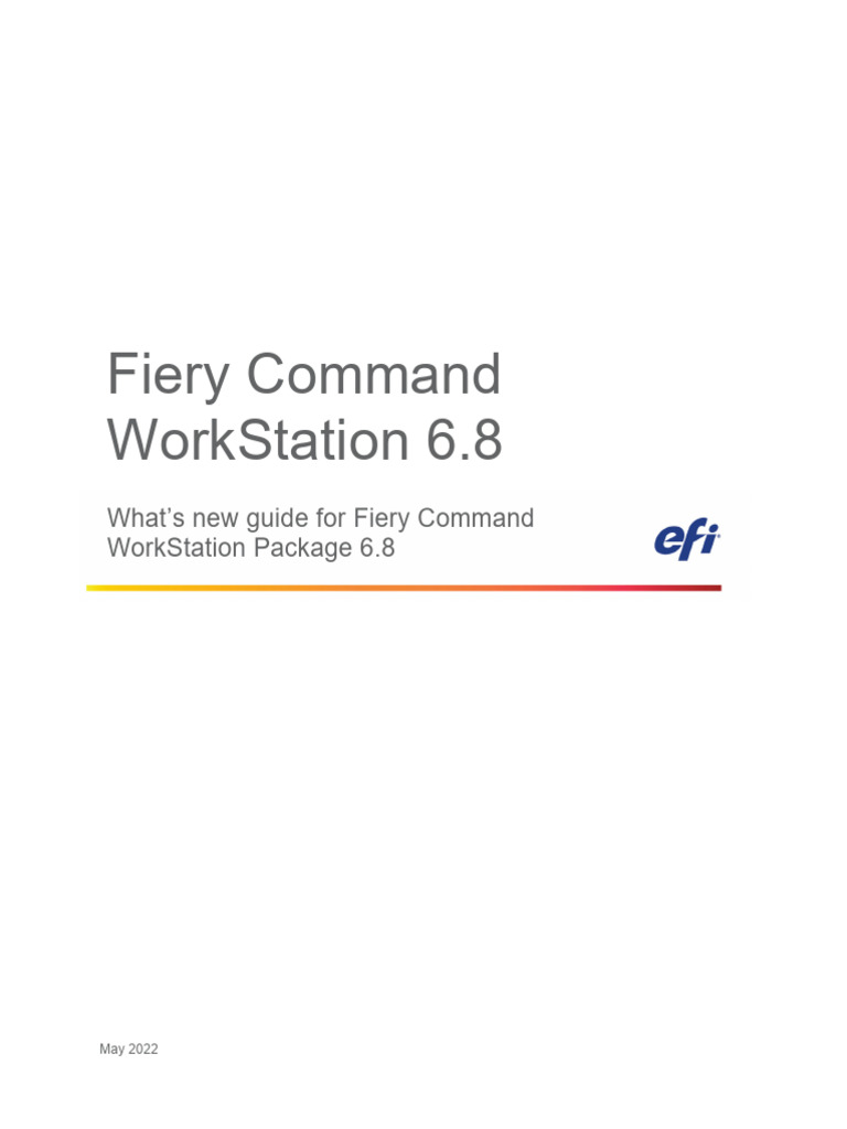 efi_fiery_cws68_whatsnew_pg_en_us | PDF | Printer (Computing) | Color