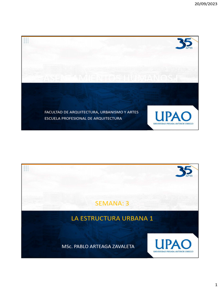 s3 - PPT - Estructura Urbana 1 | PDF