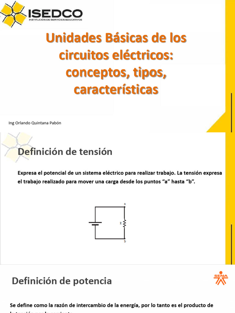 Circuitos Clase 4 | PDF | Red eléctrica | voltaje